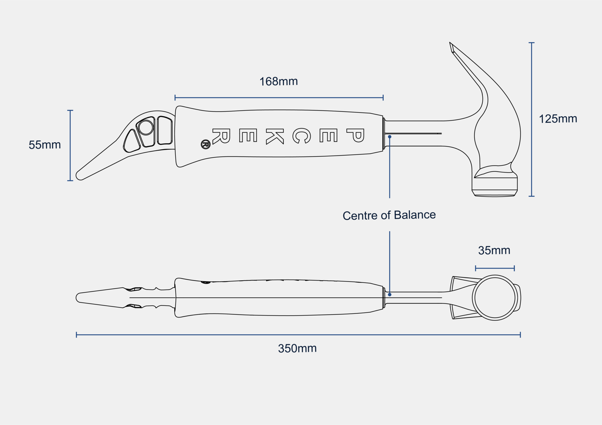 Pecker Claw Head Scaffolding Hammer - Pecker Scaffold Hammers