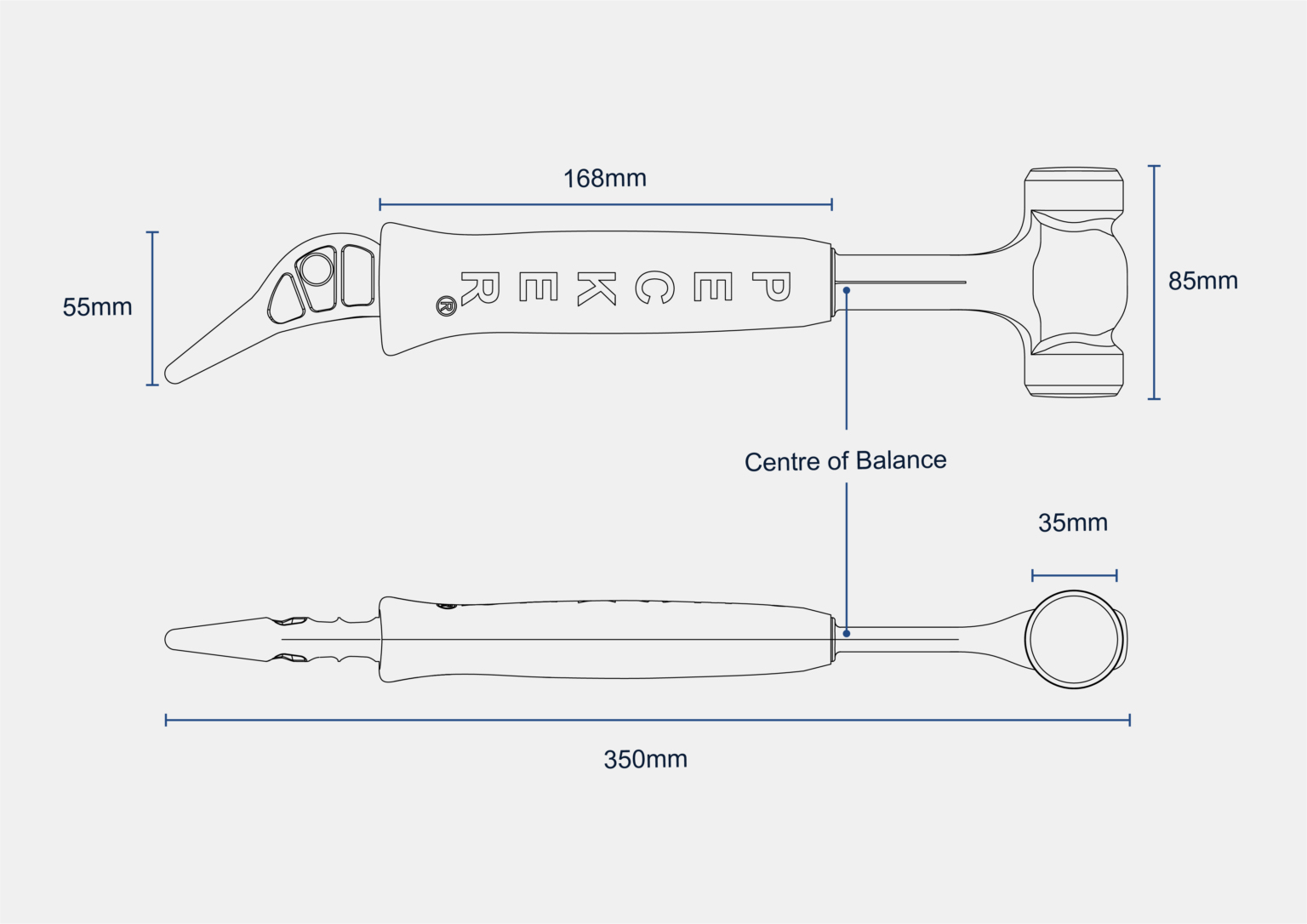 Solid Head Podger Hammer for Scaffolders in Australia